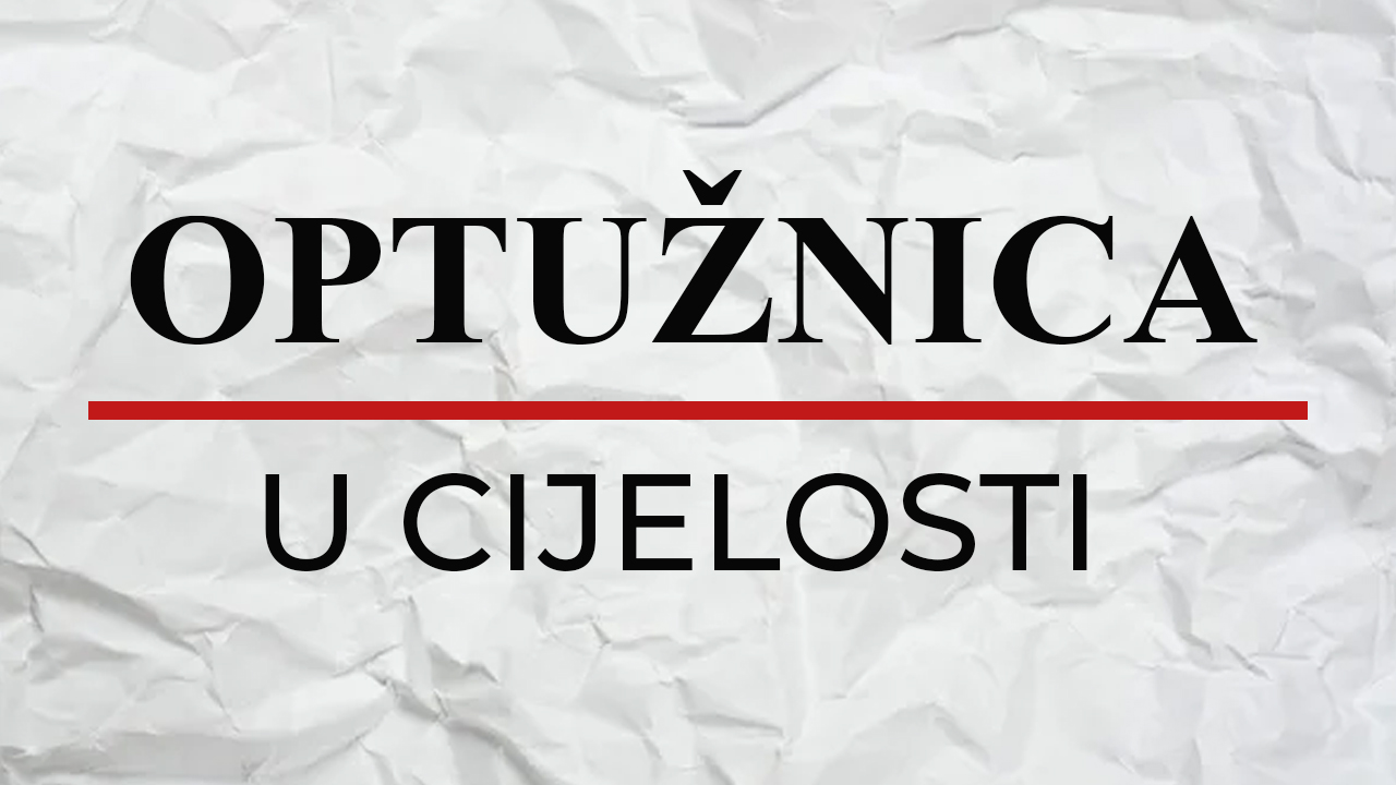Optužnica - cijeli dokument - BANOVINA HOROSAN